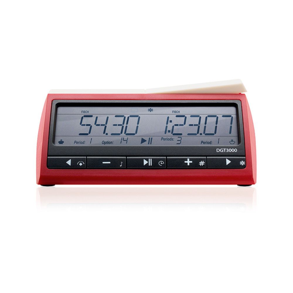 Shop DGT 3000RED FIDE Approved Professional Chess Clock — Sterling Chess